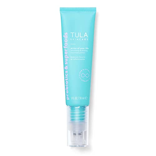 TULA Skin Care Prime of Your Life Smoothing & Firming Treatment Primer - Skincare-first treatment primer that delivers a plumped up, radiant soft focus finish, 1 fl. oz.