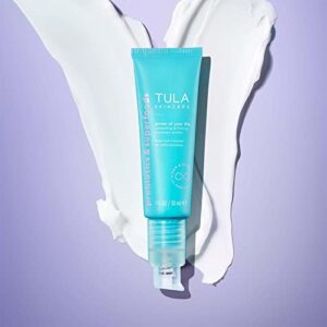 TULA Skin Care Prime of Your Life Smoothing & Firming Treatment Primer - Skincare-first treatment primer that delivers a plumped up, radiant soft focus finish, 1 fl. oz.