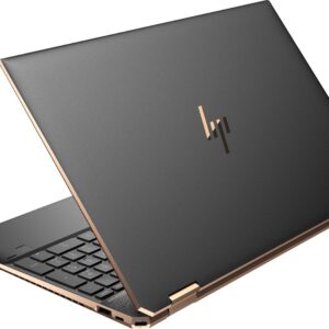 HP Spectre X360 15.6-inch 4K UHD Touchscreen 512GB SSD + 32GB Optane 11th Gen i7 (16GB RAM, Quad-Core i7-1165G7 up to 4.7GHz, Windows 10 Home, 3840 x 2160) Nightfall Black, 15-eb1043dx (Renewed)