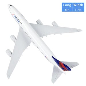 Busyflies Model Airplane 1:400 Diecast Airplanes Model Aircraft Metal Delta 747 Plane Alloy Model for Birthday Gift