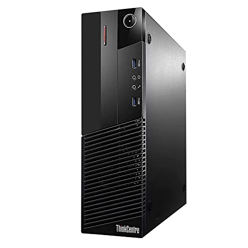 LENOVO SFF Computer Desktop PC, Intel Core i7 3.4GHz Processor, 16GB Ram, 128GB SSD, 2TB HDD, Wireless Keyboard & Mouse, WiFi | Bluetooth, New 24" FHD LED Monitor, Win 10 Pro (Renewed)