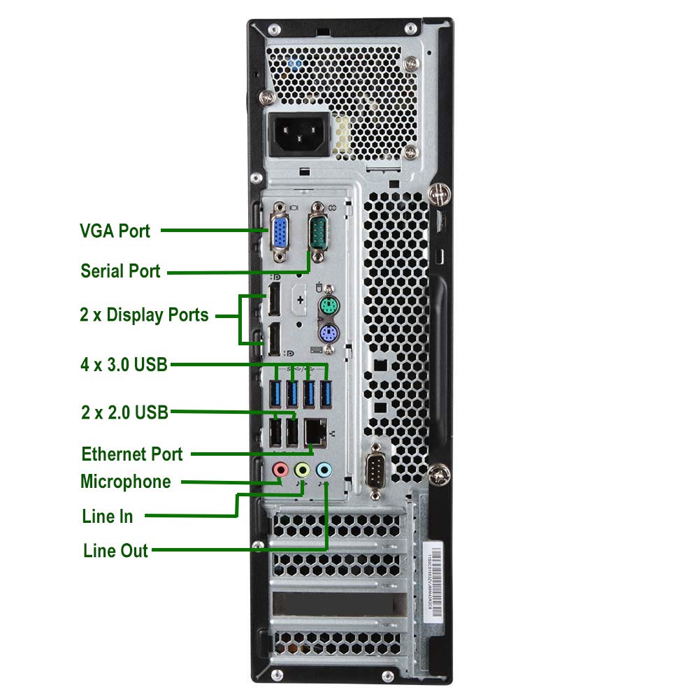 Lenovo ThinkCentre M710 Tiny Desktop Computer, Intel Core i3-1005G1, 16GB RAM, 256GB SSD, Windows 10 Pro