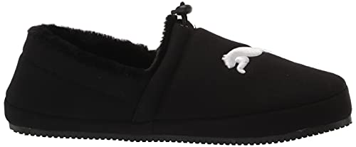 PUMA Men's Tuff Moccasin Slipper, Black Whit, 9