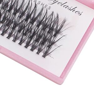 Bodermincer Grafting False Eyelashes 20D Soft 0.07 C Curl Lash Clusters Lash Extension Kit Individual Eyelashes Silk False Eye Lashes Extensions (18mm)