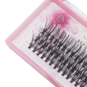 bodermincer grafting false eyelashes 20d soft 0.07 c curl lash clusters lash extension kit individual eyelashes silk false eye lashes extensions (18mm)