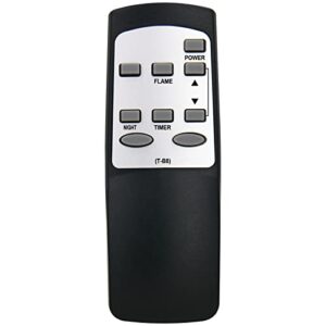 Compatible with Twin Star Dura flame Fireplace Heater Remote Control DFI-5018-01 DFI-5018-02 DFI-5018-03 DFI-5018-04 DFI-5018-05 DFI-5018-07 DFI-5020-01 DFI-5020-02 DFI-5020-03 DFI-5020-04 (T-B8)