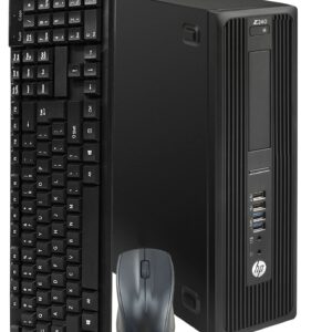 HP Z240 Small Form Computer Desktop PC, Intel Core i5 6500 3.2GHz Processor, 16GB DDR4 Ram, 256GB NVMe SSD, WiFi | Bluetooth, Wireless Keyboard & Mouse, Win 10 Pro (Renewed)