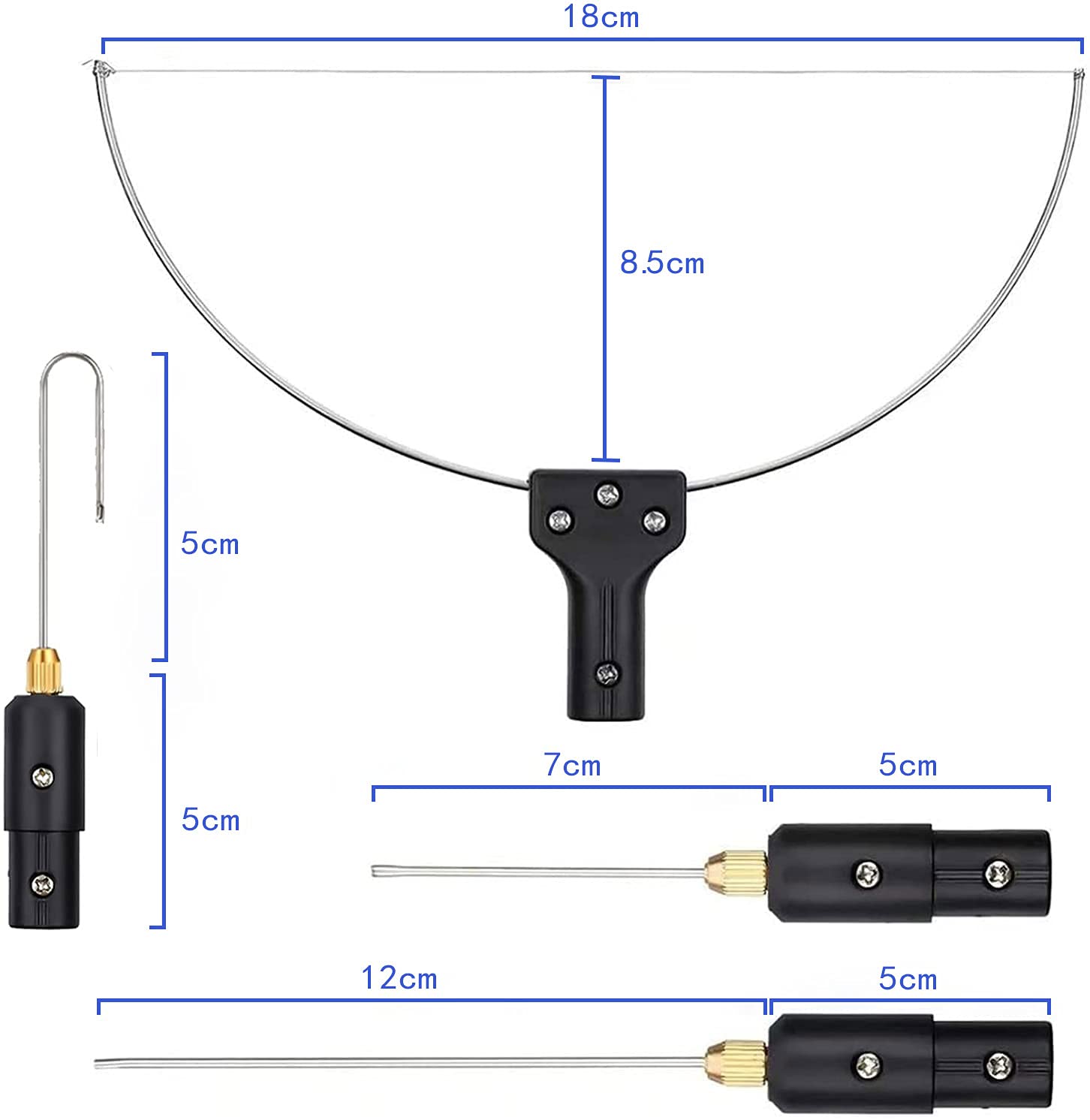 4 in 1 Foam Cutter Set with Digital Voltage Controller, GOCHANGE Electric Cutting Machine Pen Tools Kit, 100-240V /18W Styrofoam Cutting Pen with Electronic Voltage Transformer Adaptor