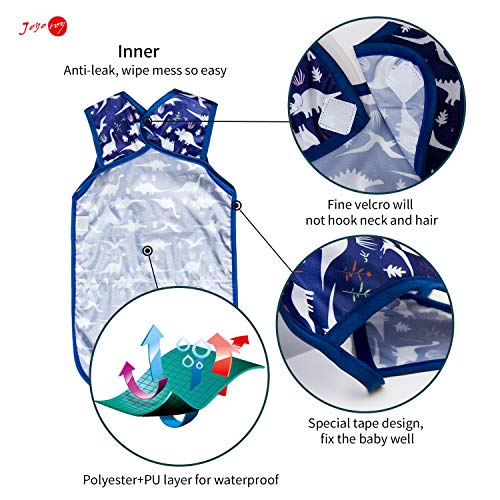 Joyo roy Bibs For Baby Boy Baby Bibs For Boy Baby Bib Baby Bibs For Eating Toddler Bibs Bibs For Toddlers Waterproof Bibs Plastic Bibs For Babies Feeding Bibs Baby Smock For Eating Plastic Bibs