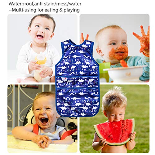 Joyo roy Bibs For Baby Boy Baby Bibs For Boy Baby Bib Baby Bibs For Eating Toddler Bibs Bibs For Toddlers Waterproof Bibs Plastic Bibs For Babies Feeding Bibs Baby Smock For Eating Plastic Bibs