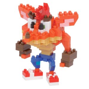 nanoblock - crash bandicoot [crash bandicoot], character collection series building kit,nbcc-098