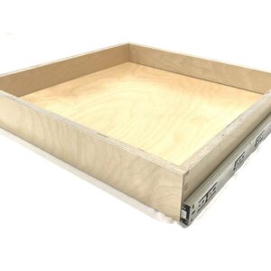 Sublime Design 19" Wide - Printer Pull Out Tray | Slide Out Shelves | Baltic Birch Wood Drawer for Cabinet Storage (Pull Out 32)