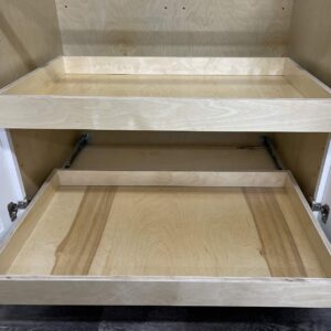 Sublime Design 19" Wide - Printer Pull Out Tray | Slide Out Shelves | Baltic Birch Wood Drawer for Cabinet Storage (Pull Out 32)