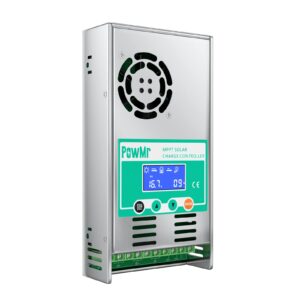 PowMr MPPT Solar Charge Controller 60 amp 48V 36V 24V 12V Auto - Max 160VDC Input, LCD Backlight Solar Charge Controller for Vented Sealed Gel NiCd Lithium Battery【Software Update Version】