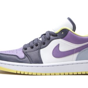 Jordan Womens WMNS Air Jordan 1 Low SE DJ4342 400 Mismatched Purple/Magenta - Size 6W