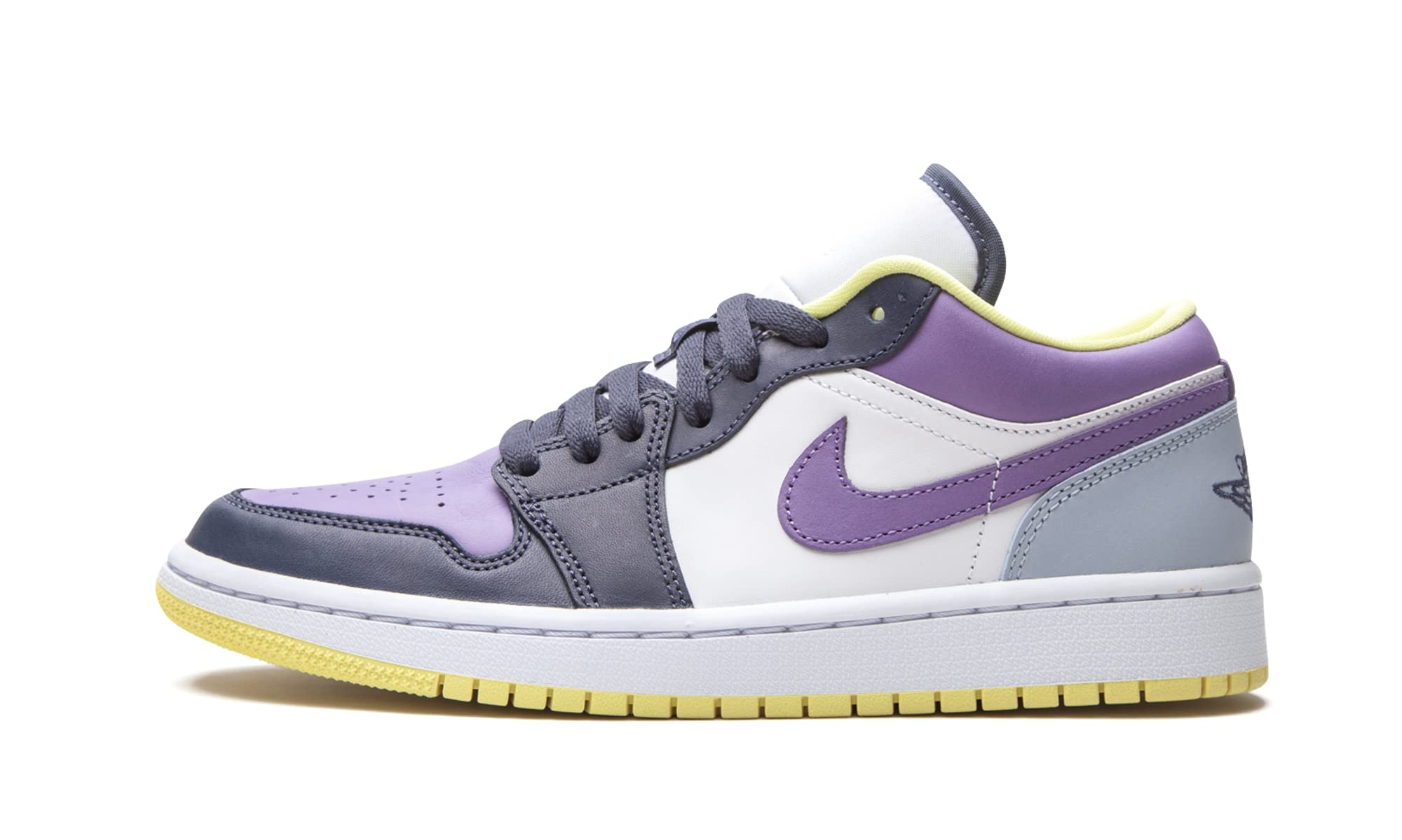 Jordan Womens WMNS Air Jordan 1 Low SE DJ4342 400 Mismatched Purple/Magenta - Size 6W