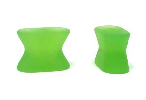 ballet rocks toe bumperz toe spacers kiwi green