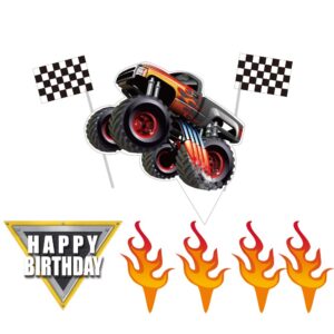 Monster Truck Car Cake Topper Birthday party supplies