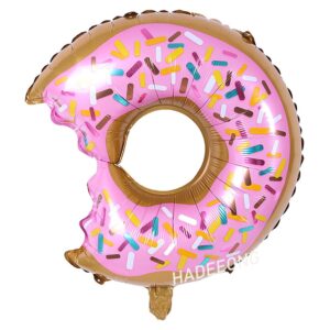 6PCS Big Donut Foil Balloons Large Mylar Doughnut Balloons for Birthday Party Wedding Decoration Baby Shower Donut Time