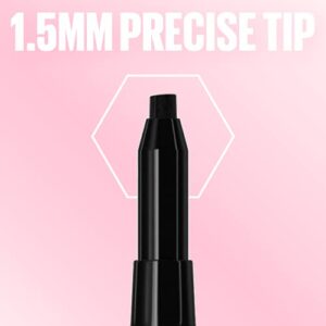 Maybelline New York Hyper Easy No Slip Pencil Eyeliner Makeup, Black, 0.001 oz.