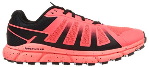 inov-8 Women's Terraultra G 270 Trail Running Shoes - Zero Drop for Long Distance Ultra Marathon Running - Coral/Black - 10.5