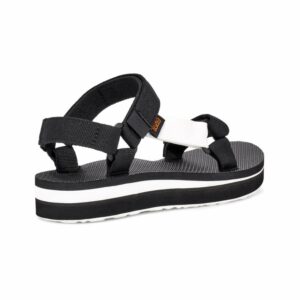 Teva Women's Midform Universal Sandal, Black/Bright White, 7