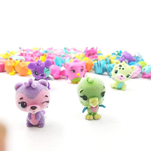 Beauy Girl Cute Miniature Pet Doll, 20 Pcs Random Mini Cute Pets Toy Doll Set Cake Topper Decoration Plant Pot Craft Dollhouse Decor