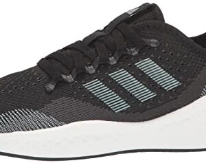 adidas Women's Fluidflow 2.0 Running Shoe, Core Black/Magic Grey Metallic/Carbon, 8