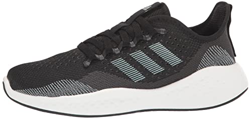 adidas Women's Fluidflow 2.0 Running Shoe, Core Black/Magic Grey Metallic/Carbon, 8