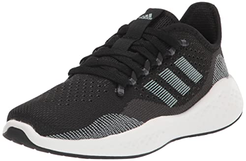 adidas Women's Fluidflow 2.0 Running Shoe, Core Black/Magic Grey Metallic/Carbon, 8