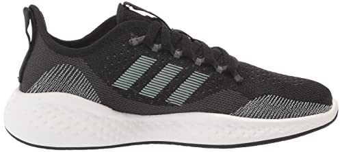 adidas Women's Fluidflow 2.0 Running Shoe, Core Black/Magic Grey Metallic/Carbon, 8