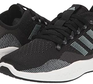 adidas Women's Fluidflow 2.0 Running Shoe, Core Black/Magic Grey Metallic/Carbon, 8