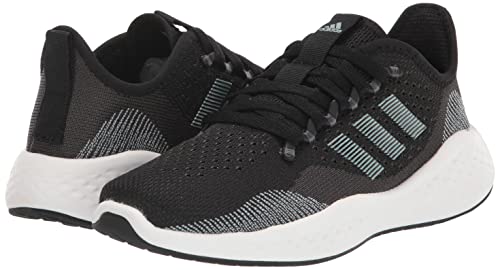 adidas Women's Fluidflow 2.0 Running Shoe, Core Black/Magic Grey Metallic/Carbon, 8