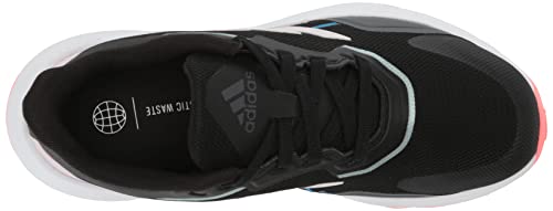 adidas Women's X9000L1 Running Shoe, Core Black/Almost Pink/Acid Red, 6