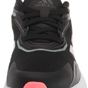 adidas Women's X9000L1 Running Shoe, Core Black/Almost Pink/Acid Red, 6