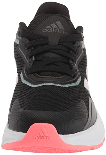 adidas Women's X9000L1 Running Shoe, Core Black/Almost Pink/Acid Red, 6