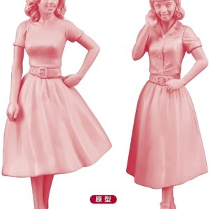 Hasegawa FC10 1/24 Figure Collection Series 50's American Girls Figure (Set of 2) Plastic Model