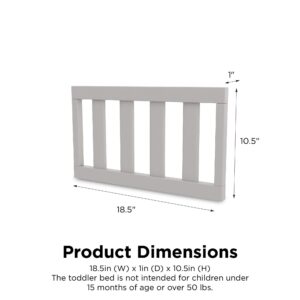 Little Seeds Universal Toddler Rail, Nursery Furniture, Sharkey Gray