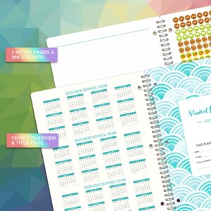 Student Planner 2024-2025 - School Planner, July 2024- June 2025, 8.5" x 11", 2024-2025 Student Planner/Academic Planner with 3-Hole Punched