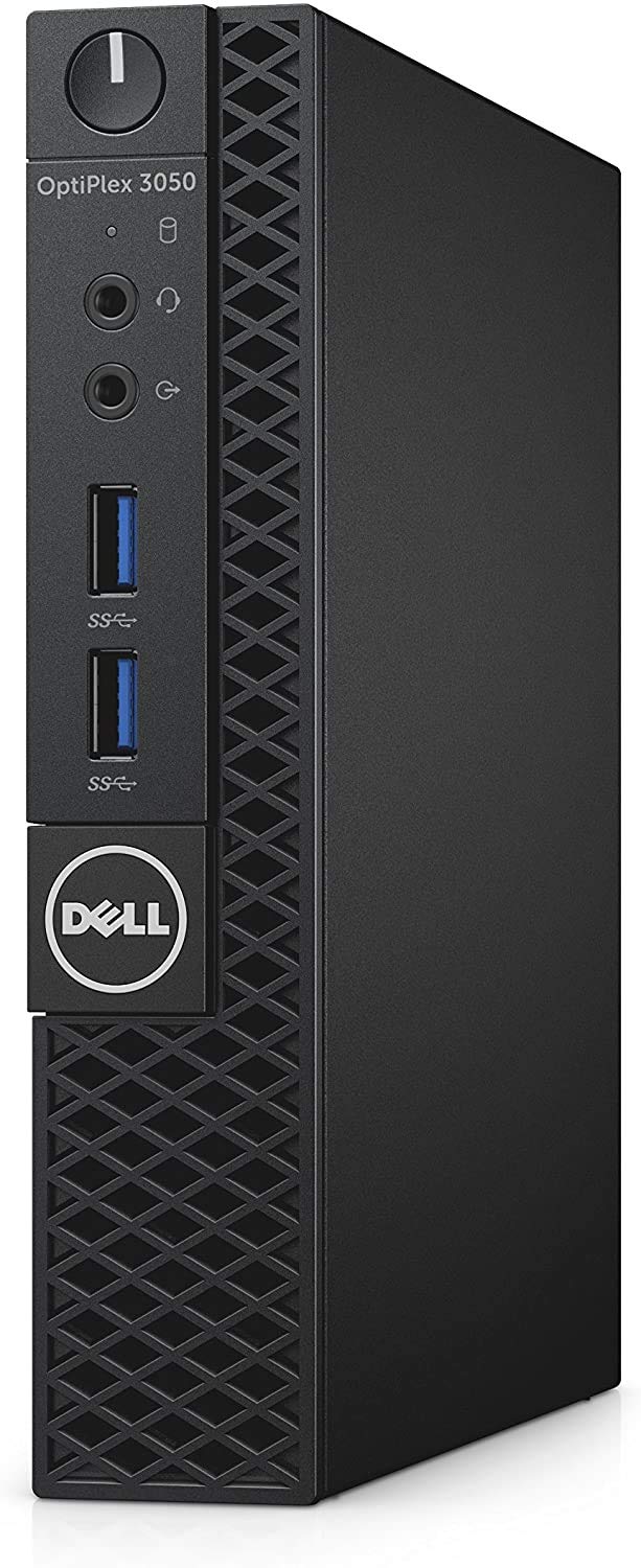 Dell OptiPlex 3050 Micro Desktop Computer, Intel Core i5-7500T Upto 3.3GHz 32GB RAM, 1TB SSD, AC Wi-Fi, Bluetooth, DisplayPort, HDMI - Windows 10 Pro (Renewed)