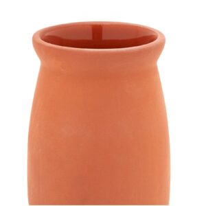 Okuna Outpost 12 Pack Clay Drinking Cups, Cantaritos de Barro Mexicanos for Margaritas, Tequila, Mexican Fiesta (12 oz)