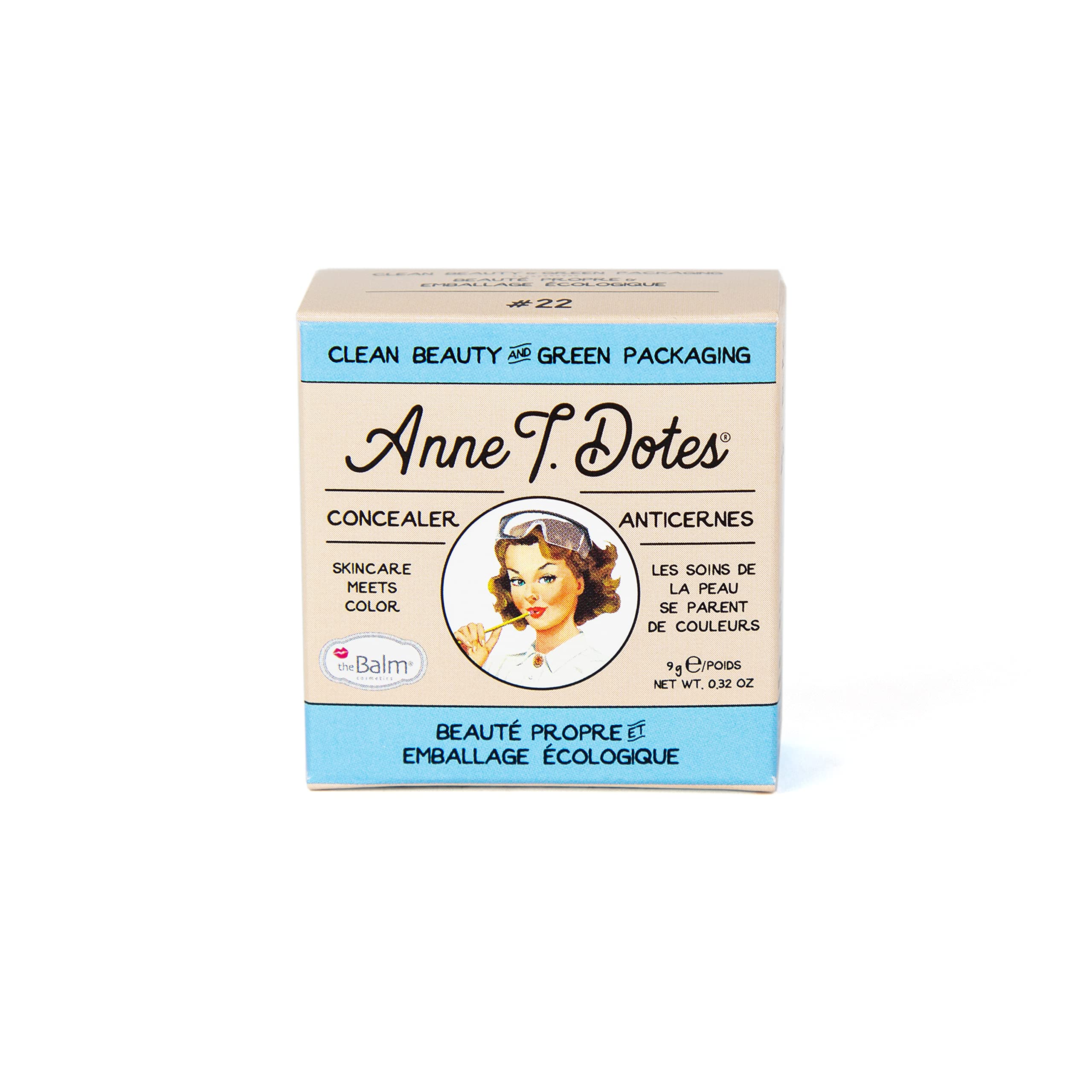 theBalm Anne T. Dotes Concealer #22, 22 (For Light to Medium Skin), 0.32 oz.