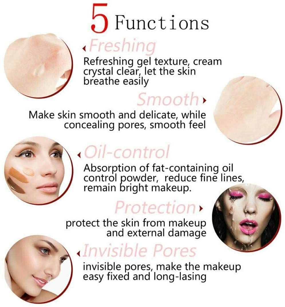 Phoera Soft Matte Full Coverage Foundation and Concealer, Poreless, Waterproof, Blendable Long Lasting 24HR Foundation 30ml with 6ml Makeup Lasting Facial Moisturizing Face Primer (102 Nude)