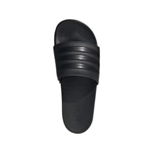 adidas Adult Adilette Comfort Slides Core Black/Core Black/Core Black 11