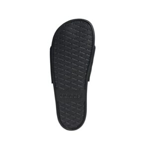 adidas Adult Adilette Comfort Slides Core Black/Core Black/Core Black 11