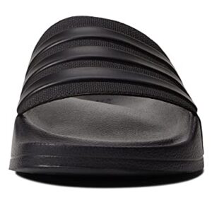 adidas Unisex Shower Slide Sandal, Core Black/Core Black/Core Black, 9 US Men