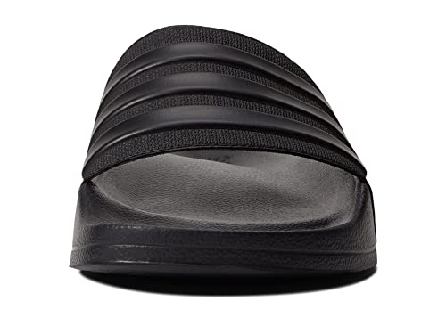 adidas Unisex Shower Slide Sandal, Core Black/Core Black/Core Black, 9 US Men