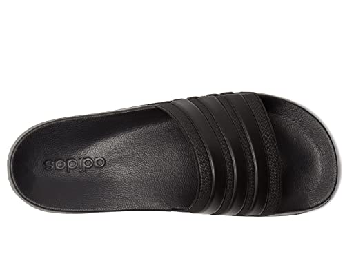 adidas Unisex Shower Slide Sandal, Core Black/Core Black/Core Black, 9 US Men