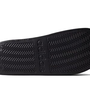 adidas Unisex Shower Slide Sandal, Core Black/Core Black/Core Black, 9 US Men