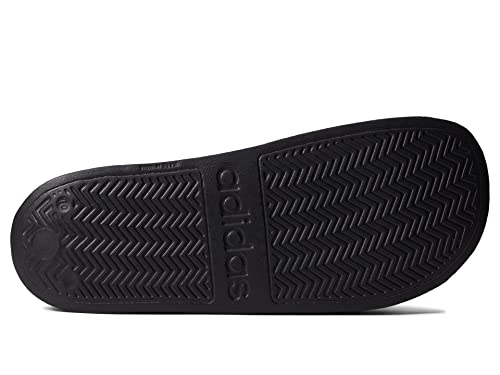 adidas Unisex Shower Slide Sandal, Core Black/Core Black/Core Black, 9 US Men